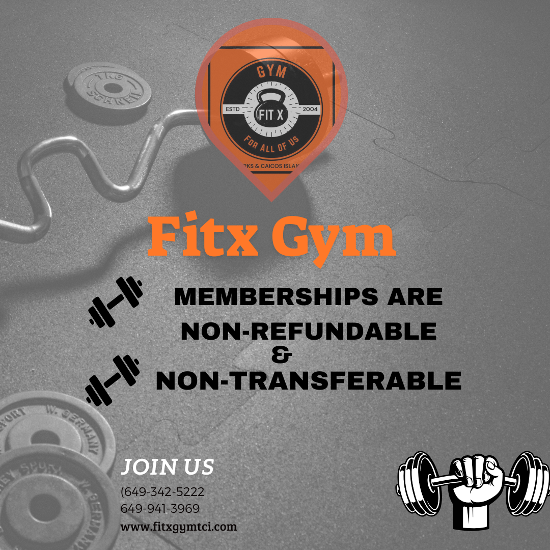 Rules & Regulations & Gym Memberships Policy – FIT X GYM TCI